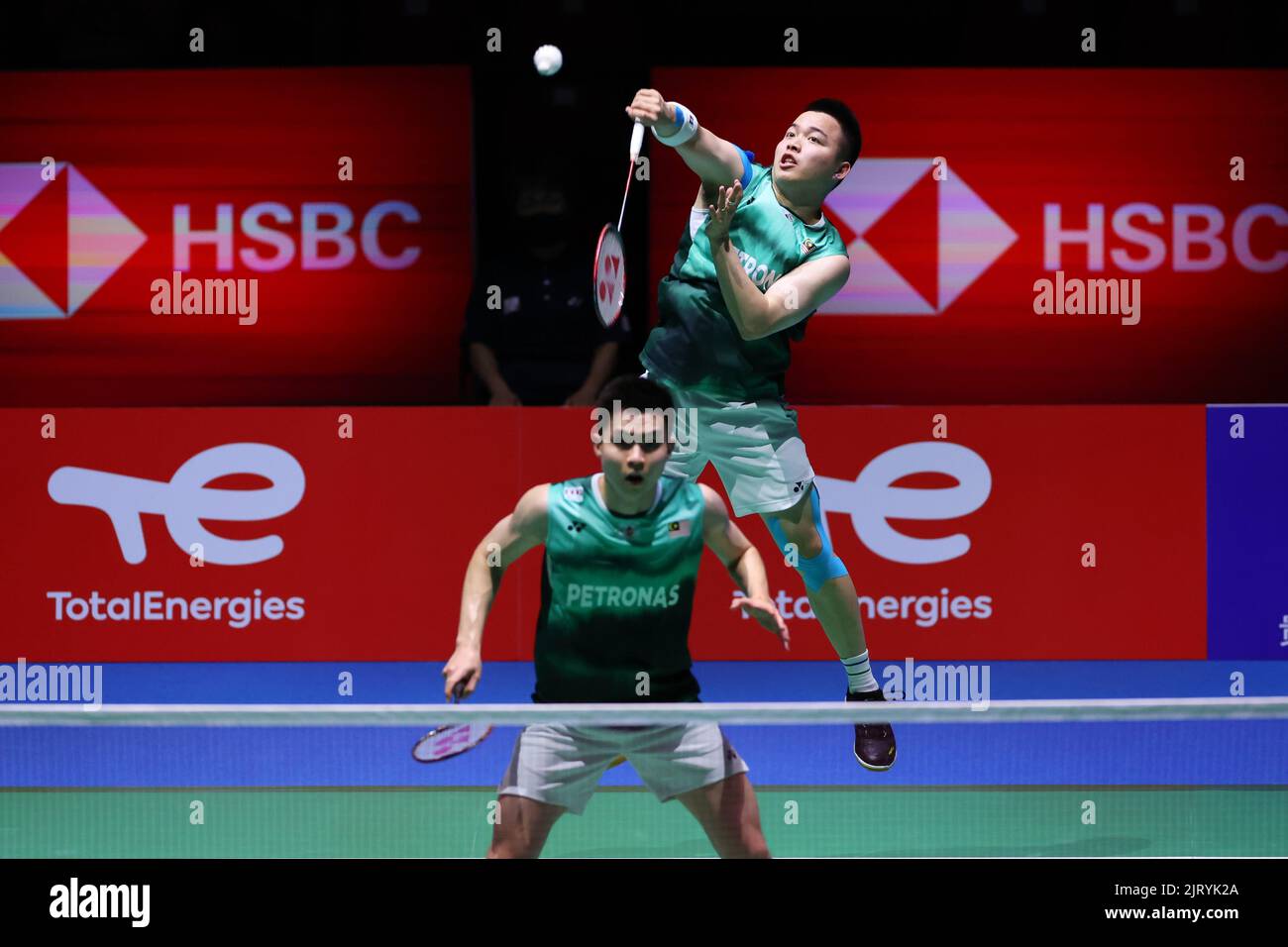 Tokyo, Japan. 27th Aug, 2022. Aaron Chia & Soh Wooi Yik (MAS) Badminton : TotalEnergies BWF ...