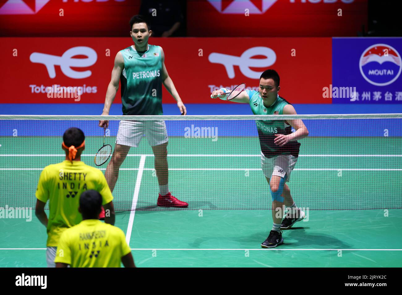Tokyo, Japan. 27th Aug, 2022. Aaron Chia & Soh Wooi Yik (MAS) Badminton ...