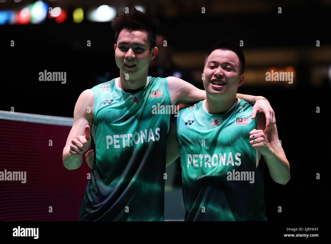 Tokyo, Japan. 27th Aug, 2022. Aaron Chia & Soh Wooi Yik (MAS) Badminton : TotalEnergies BWF ...