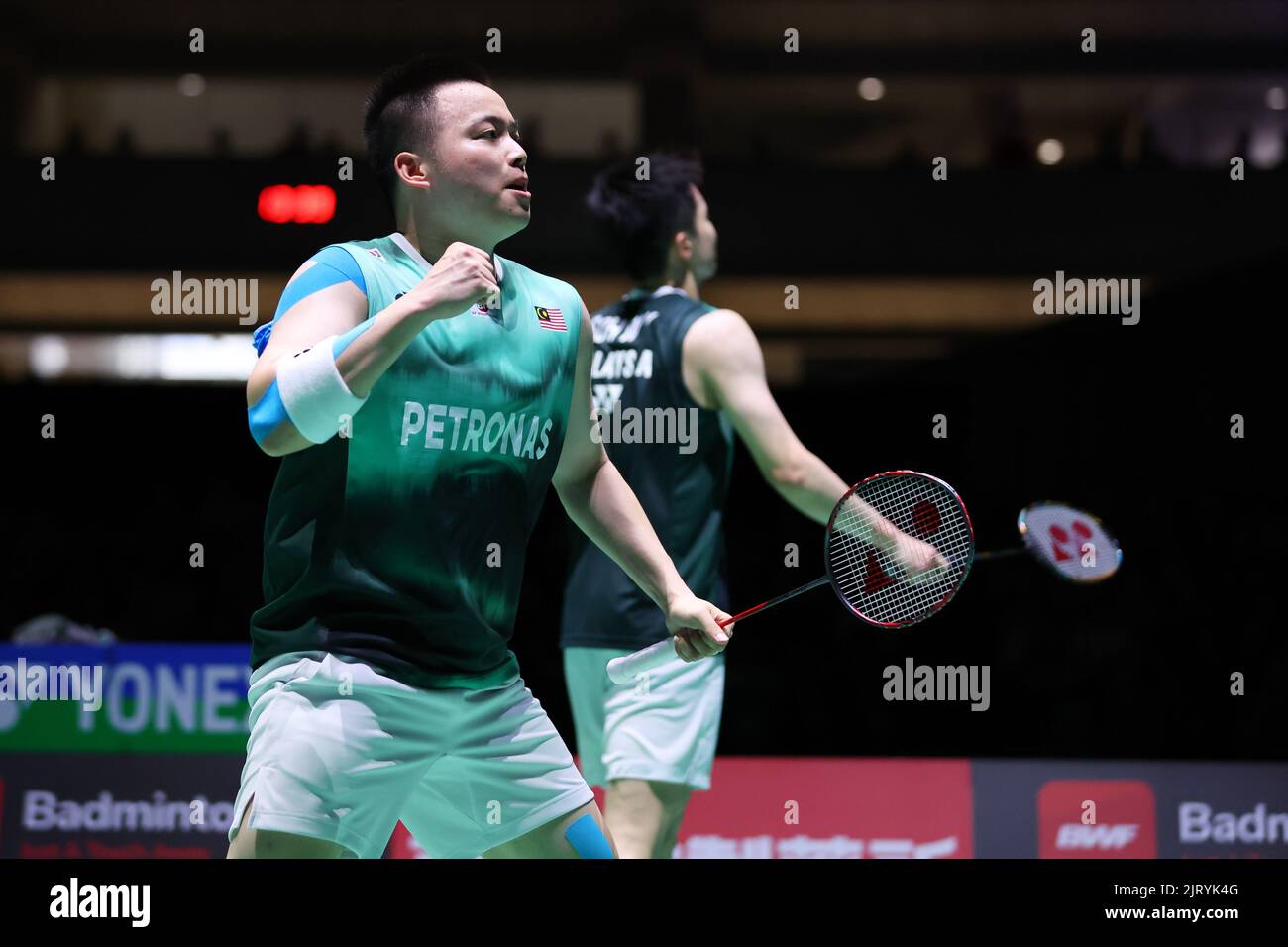 Tokyo, Japan. 27th Aug, 2022. Aaron Chia & Soh Wooi Yik (MAS) Badminton : TotalEnergies BWF ...