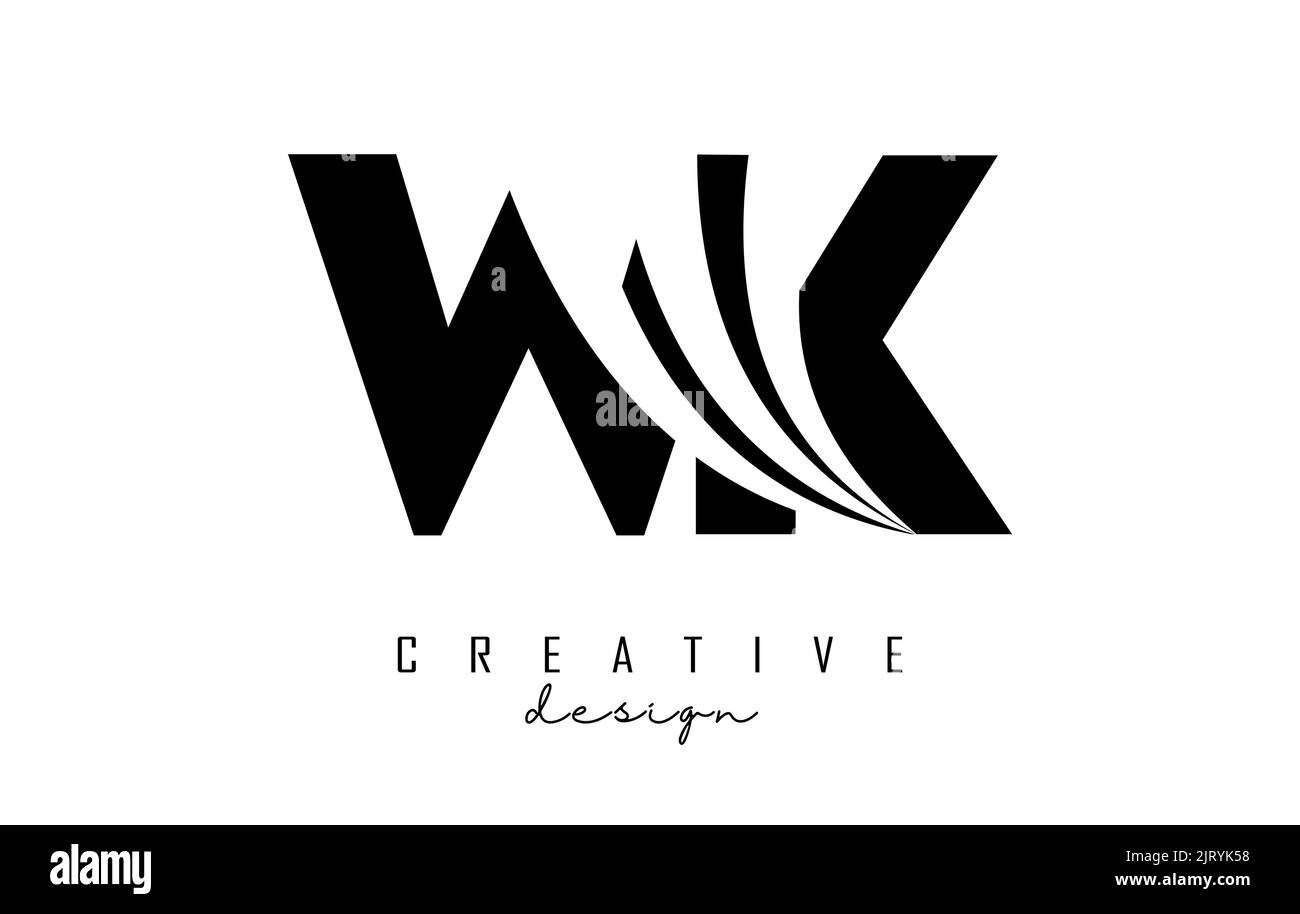 W k logo Stock Vector Images - Alamy