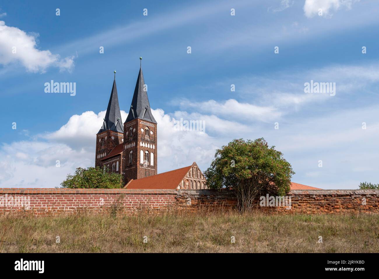 Jerichow Monastery, considered the oldest brick building in Germany ...