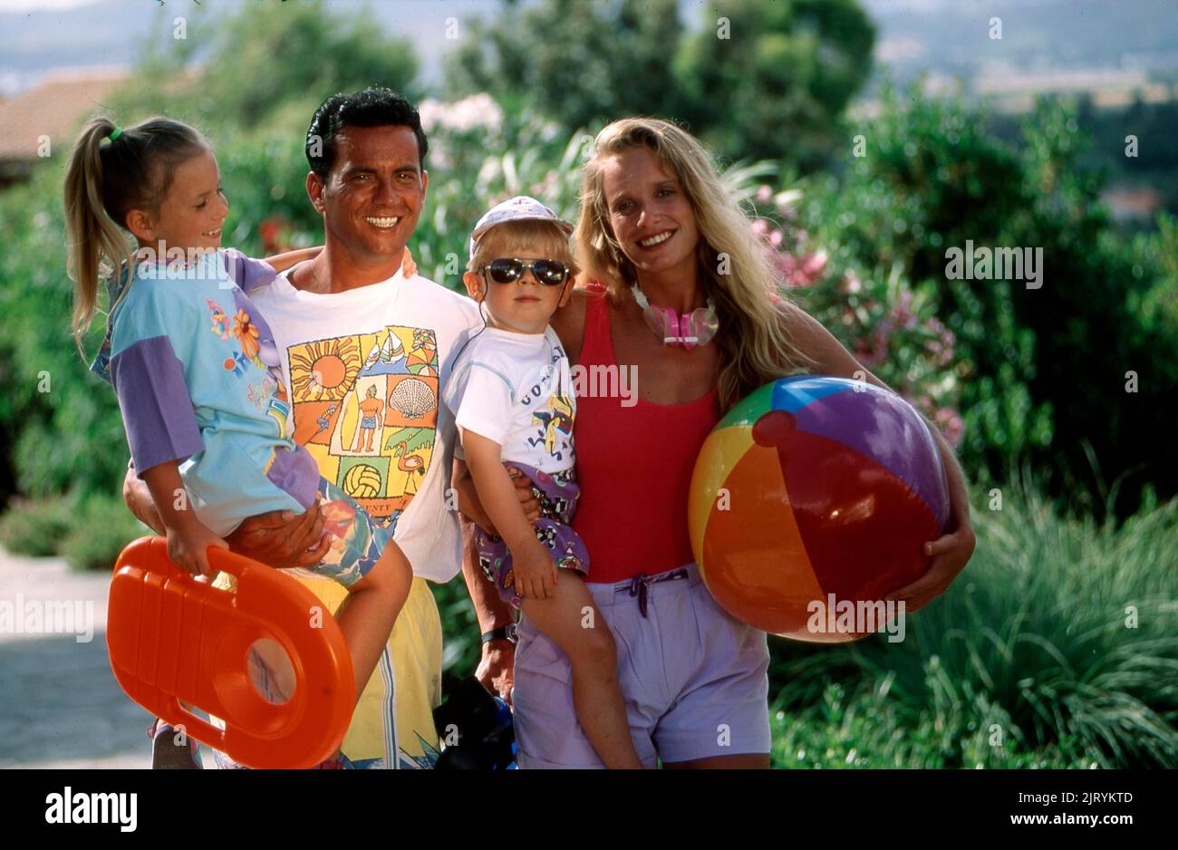 Couple with children Stock Photo - Alamy