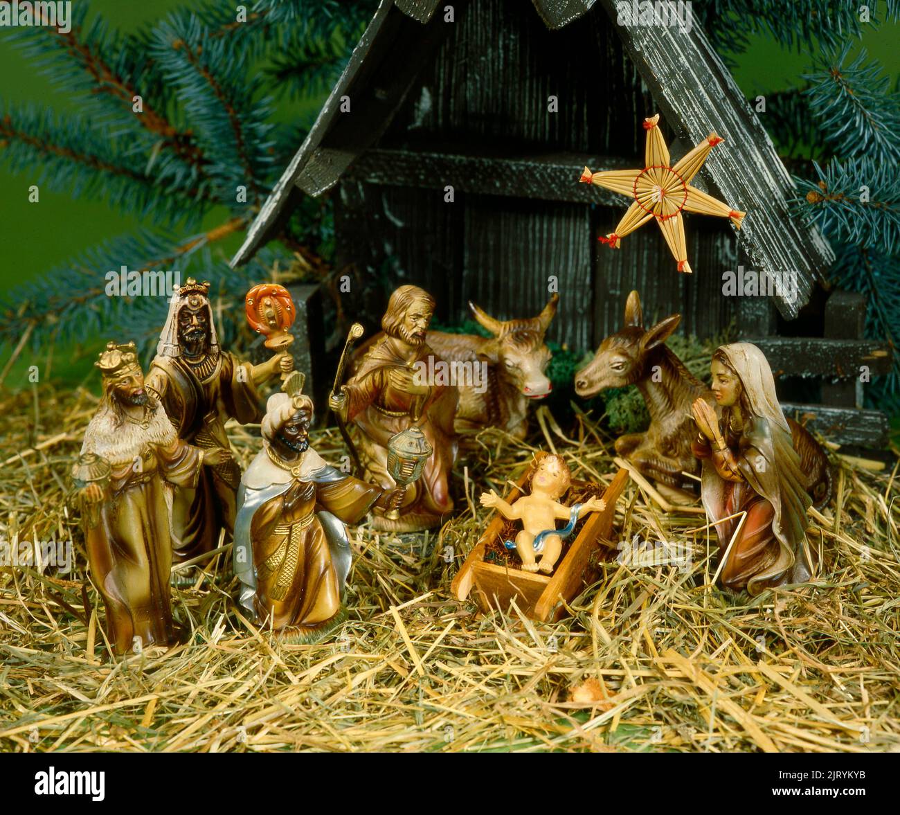 Christmas cot, birth of Jesus Christ, Christmas time, Advent, Creche ...