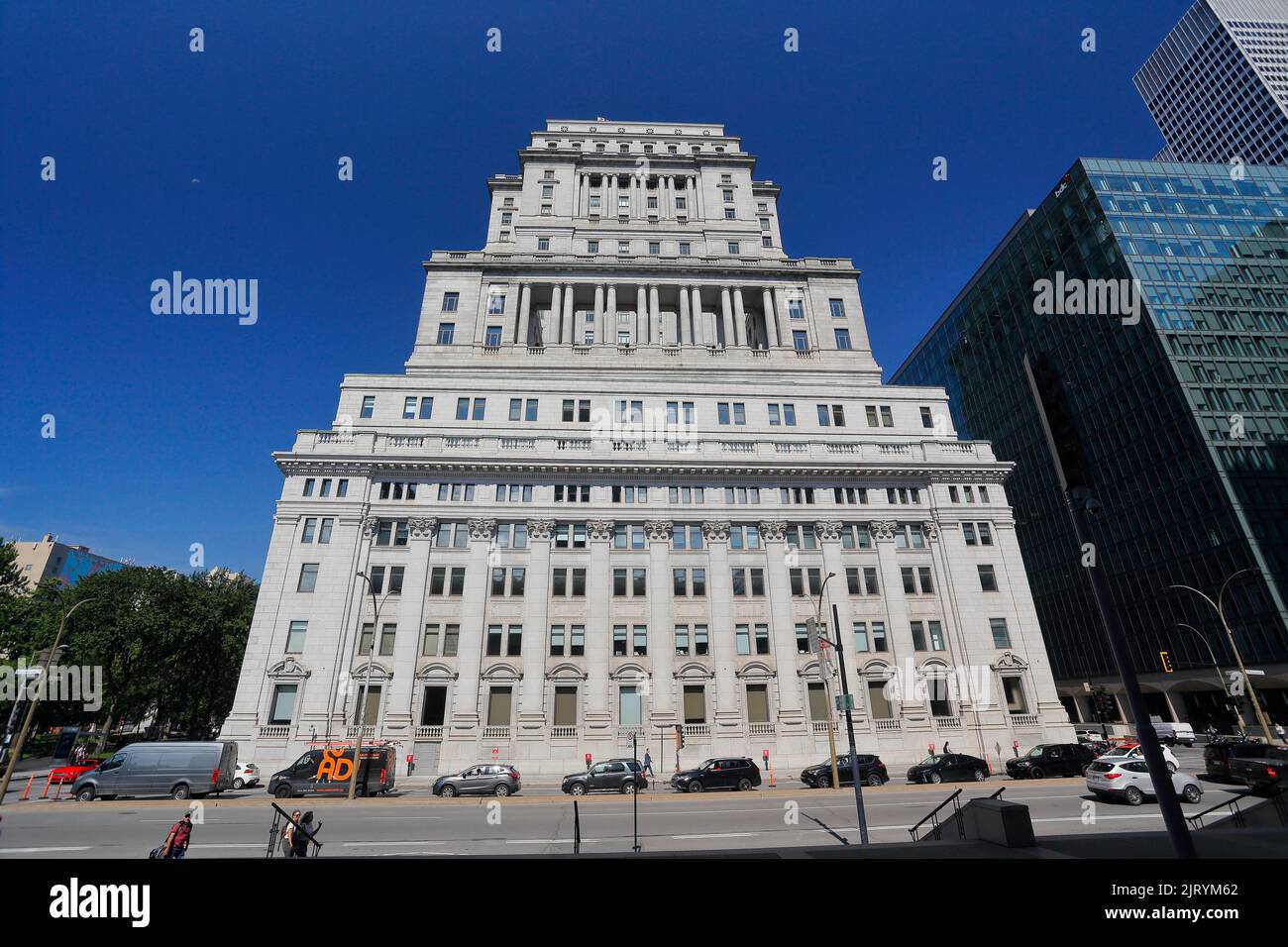 Architecture, Sun Life Building, Montreal, Province of Quebec, Canada ...