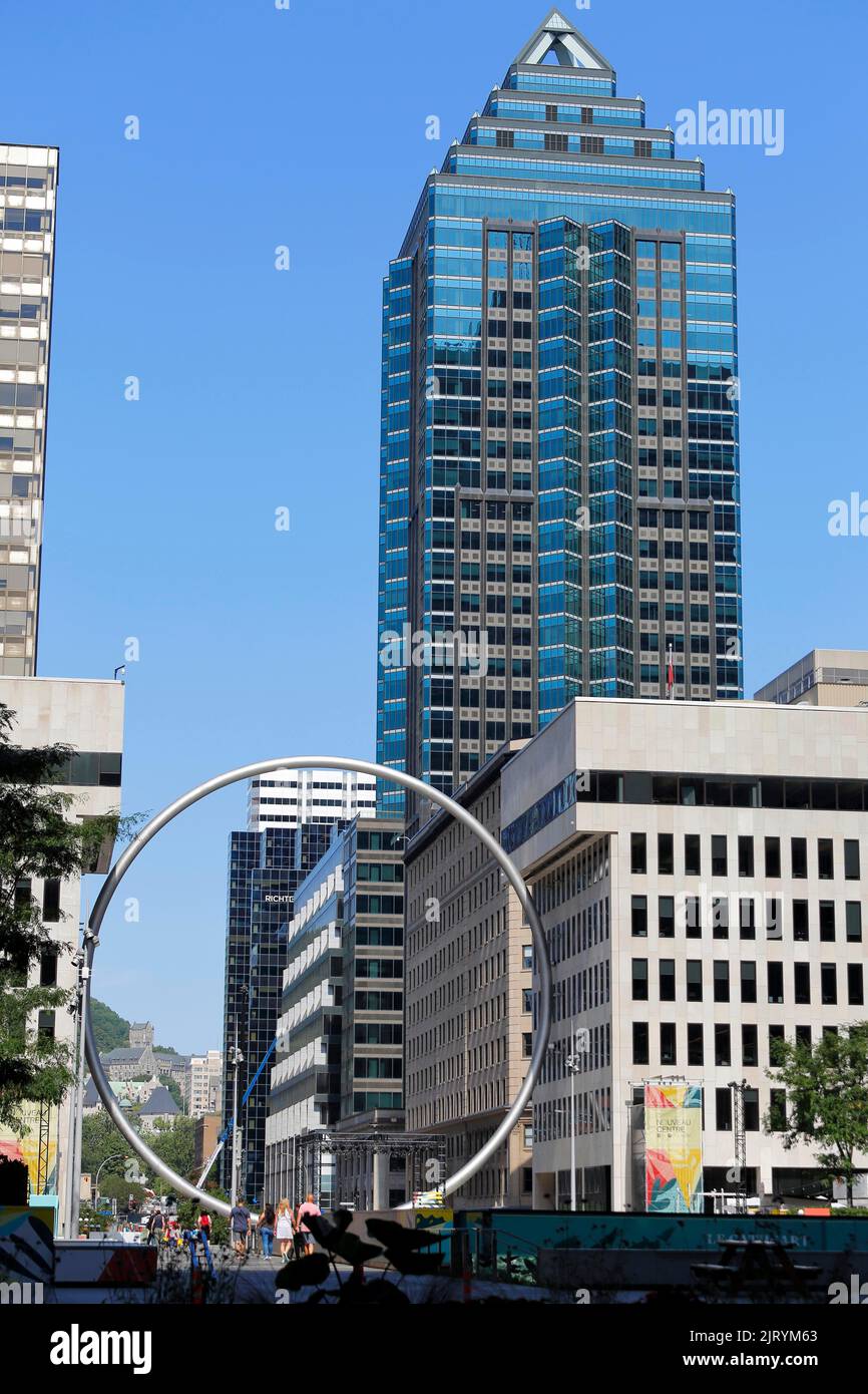The Big Ring, New City Center, Montreal, Province of Quebec, Canada ...