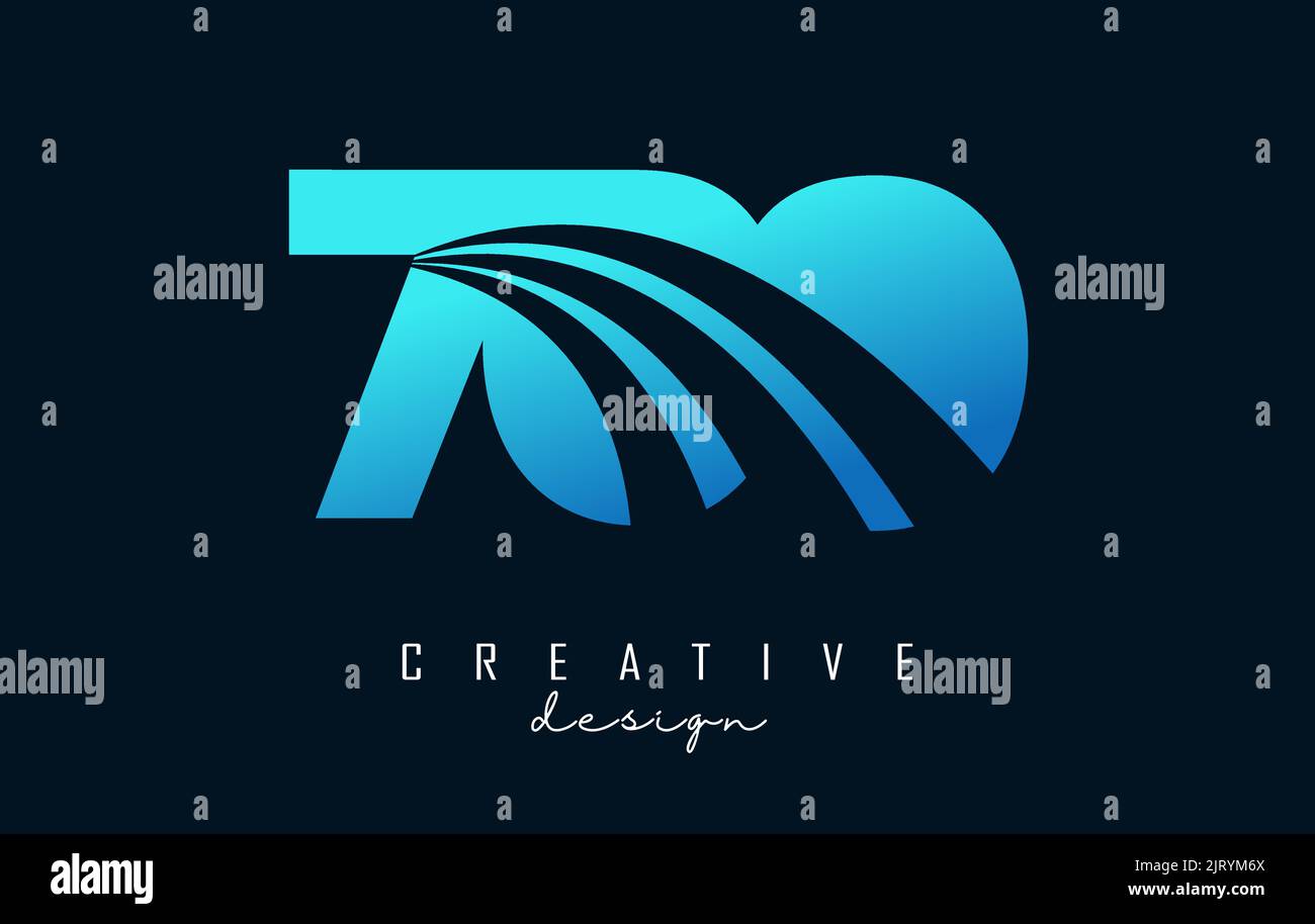 Creative number 700 logo with leading lines and road concept design ...