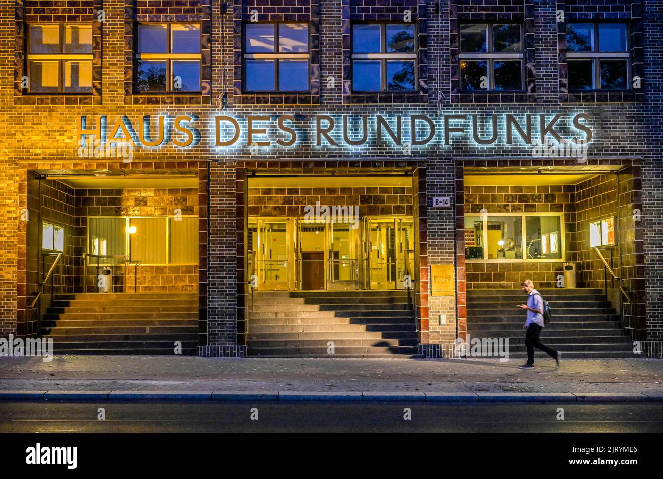 Haus des Rundfunks, RBB, Rundfunk Berlin Brandenburg, Masurenallee ...