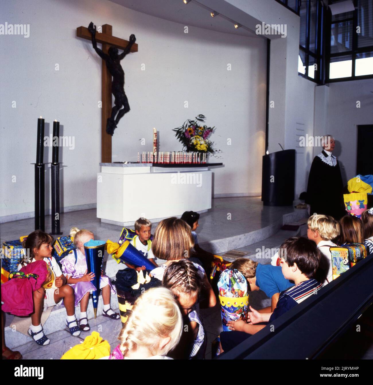 Arnum/Hemmingen: The enrolment of the first-year pupils on 05. 08. 1995 ...