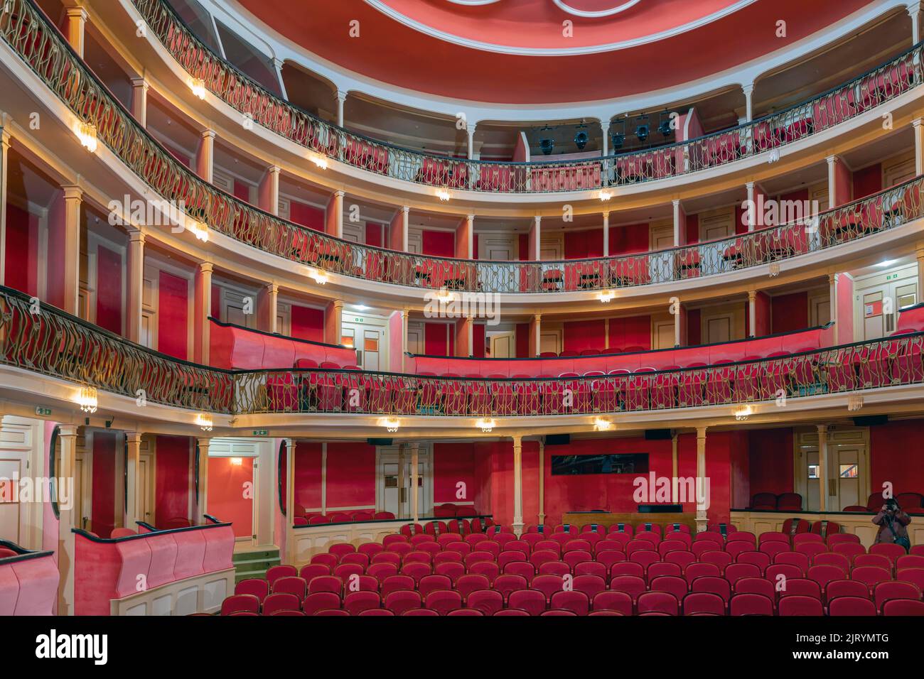 Inside the Opera House in Angra do Heroismo on Terceira Island Azores ...