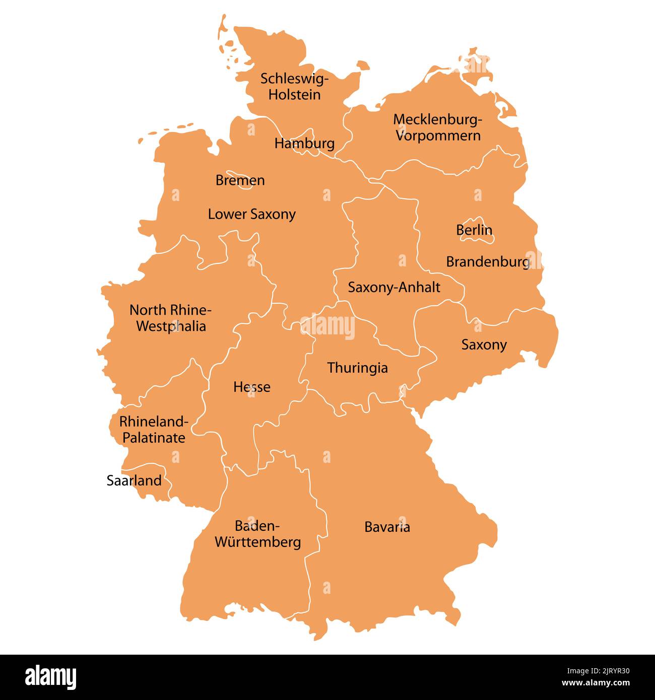 Germany map icon, geography blank concept, isolated graphic background ...