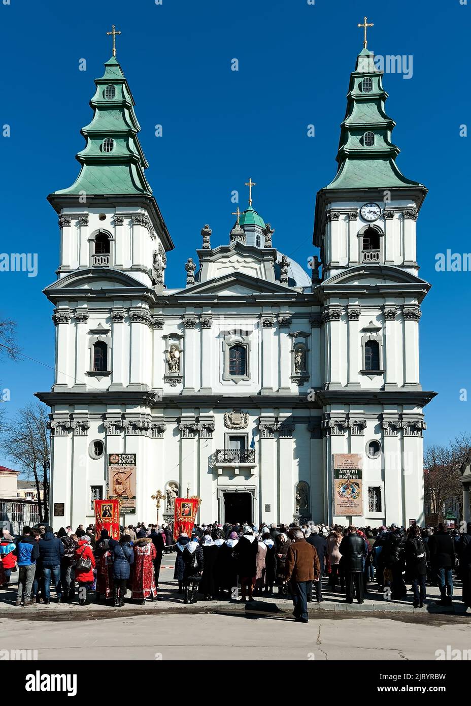 Religious Procession at the cathedral of the Immaculate Conception of ...