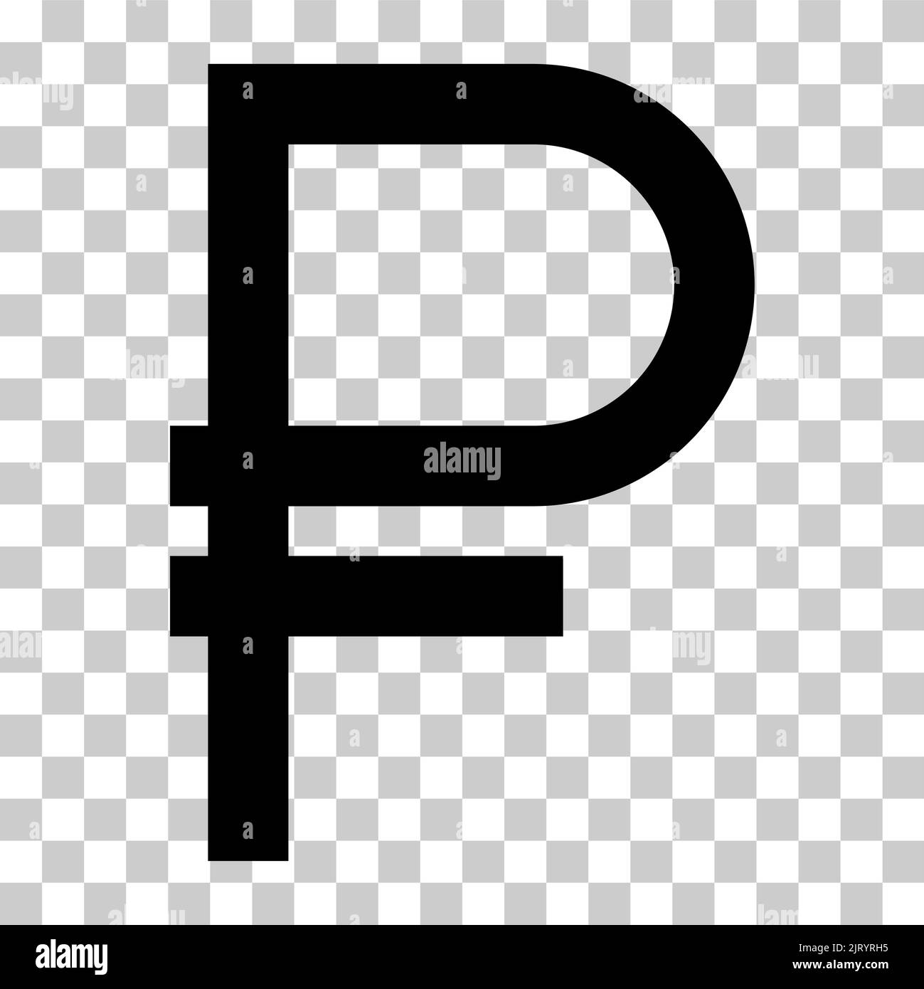 Ruble money icon, russian bank economy flat sign, rouble business ...