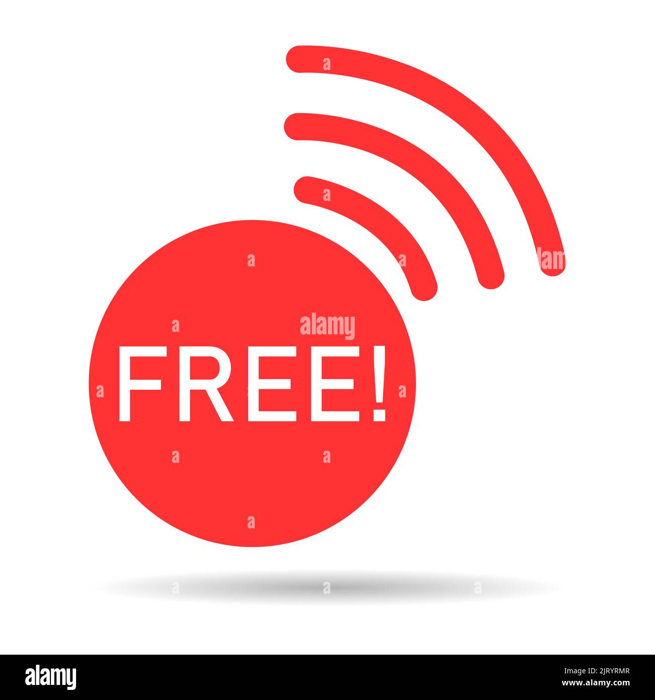 Free web button sign, promotion design label icon, gratis business ...