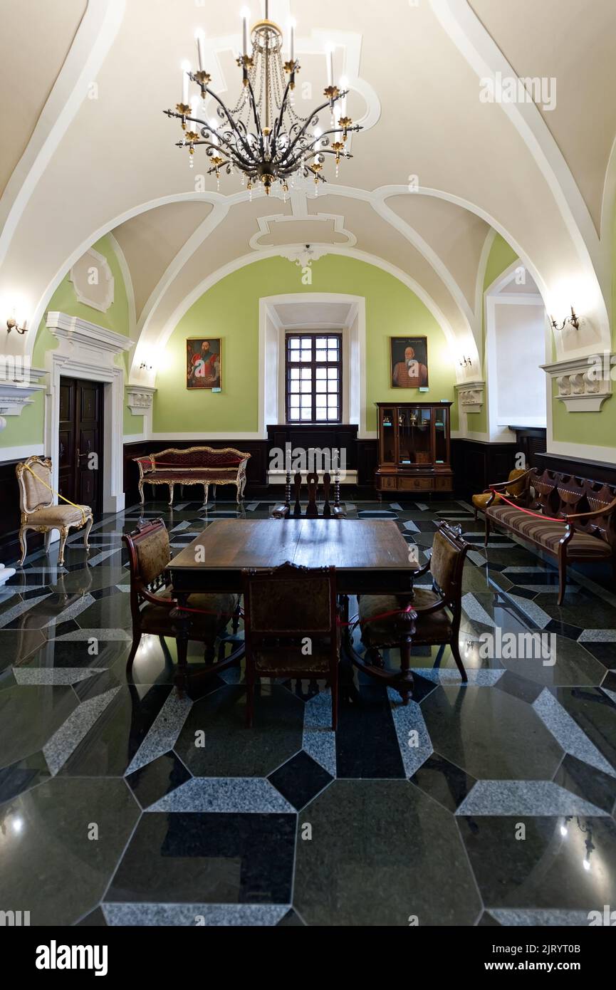 Zbarazh Castle, fortified defense stronghold in Zbarazh town, in ...