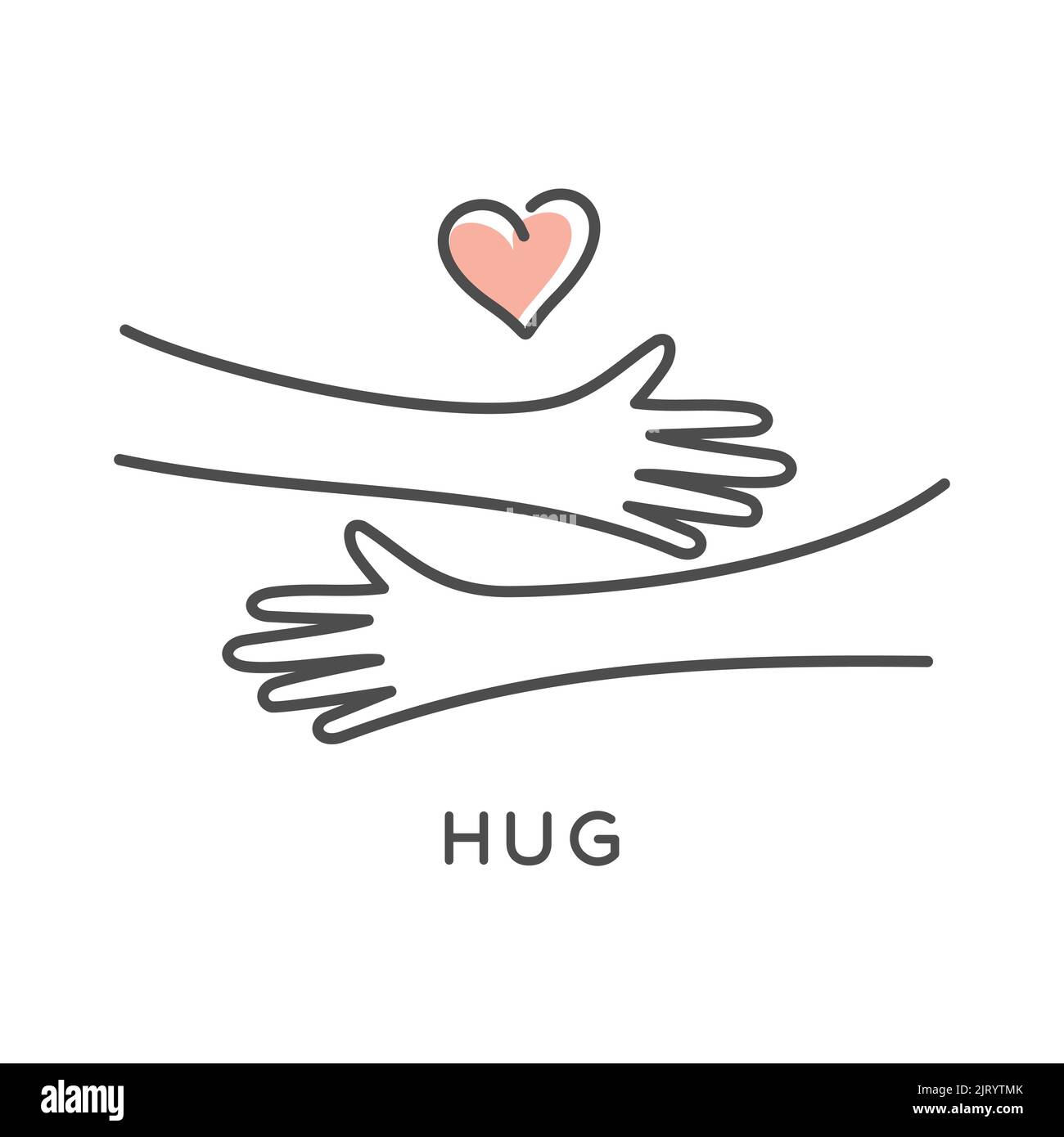 Hug icon hi-res stock photography and images - Alamy