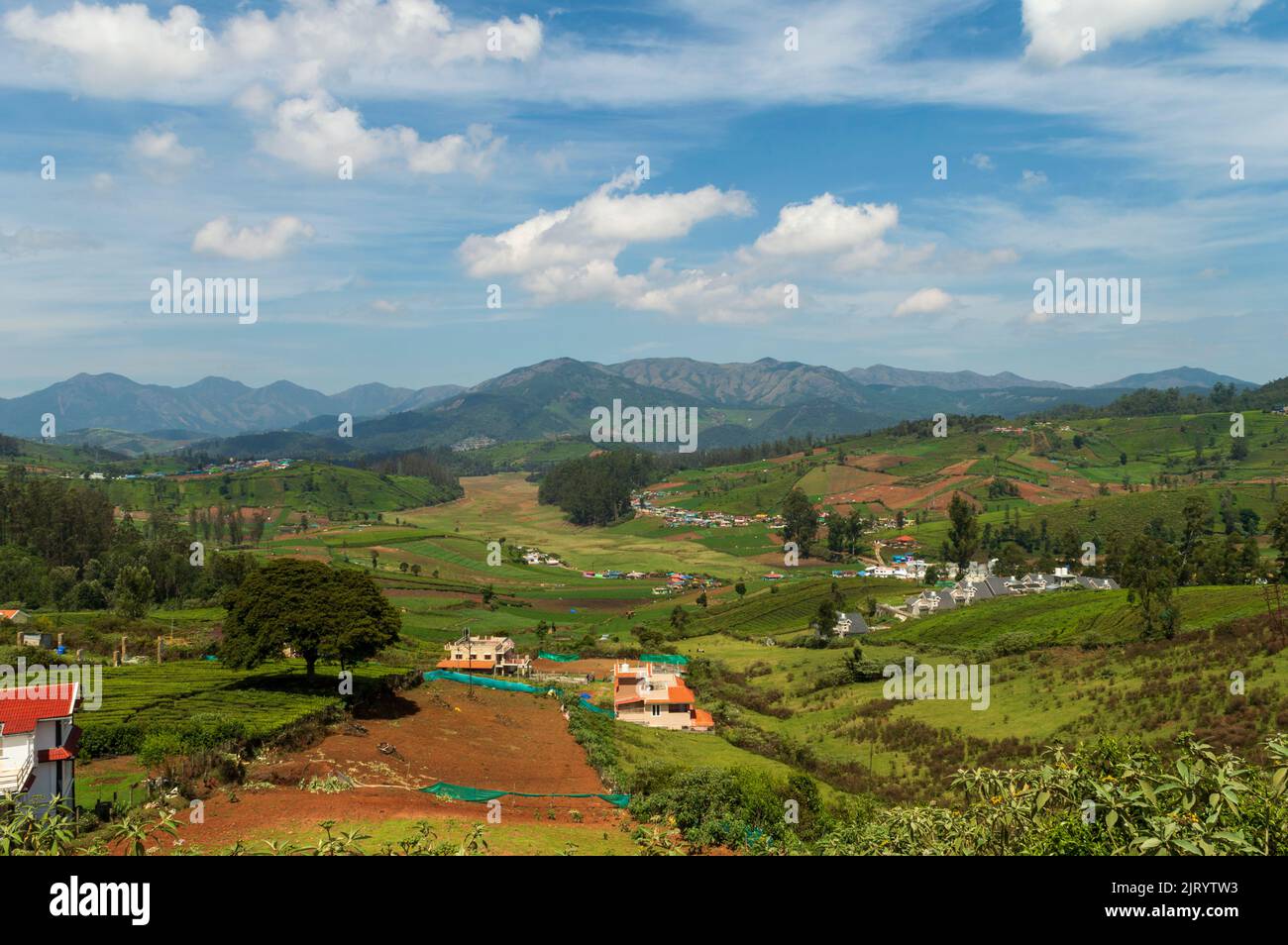 Towering mountains, nature's gift of greenery everywhere is the way one ...