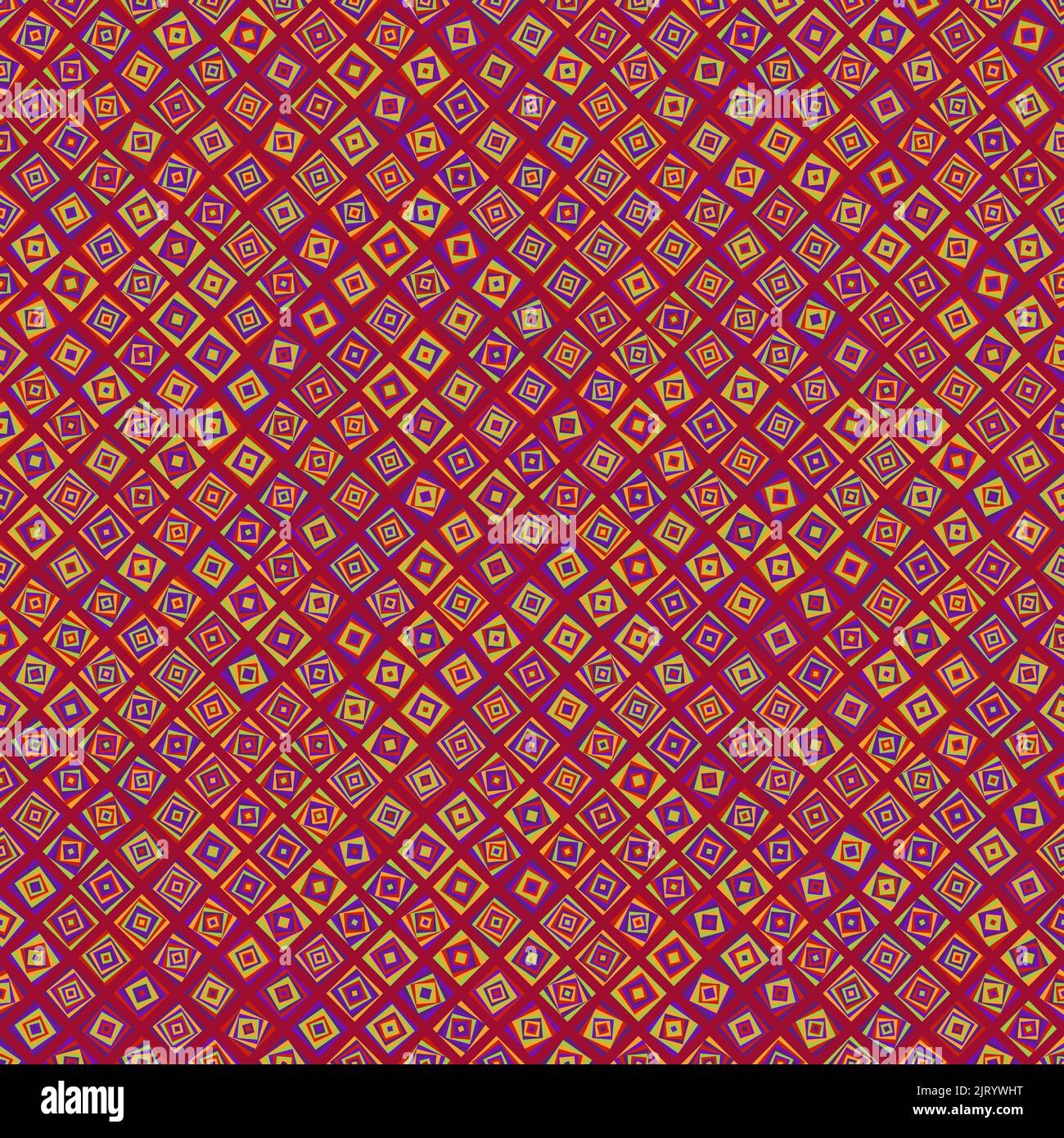 Colorised Rhombuses tiles tessellation pattern illustration Stock ...