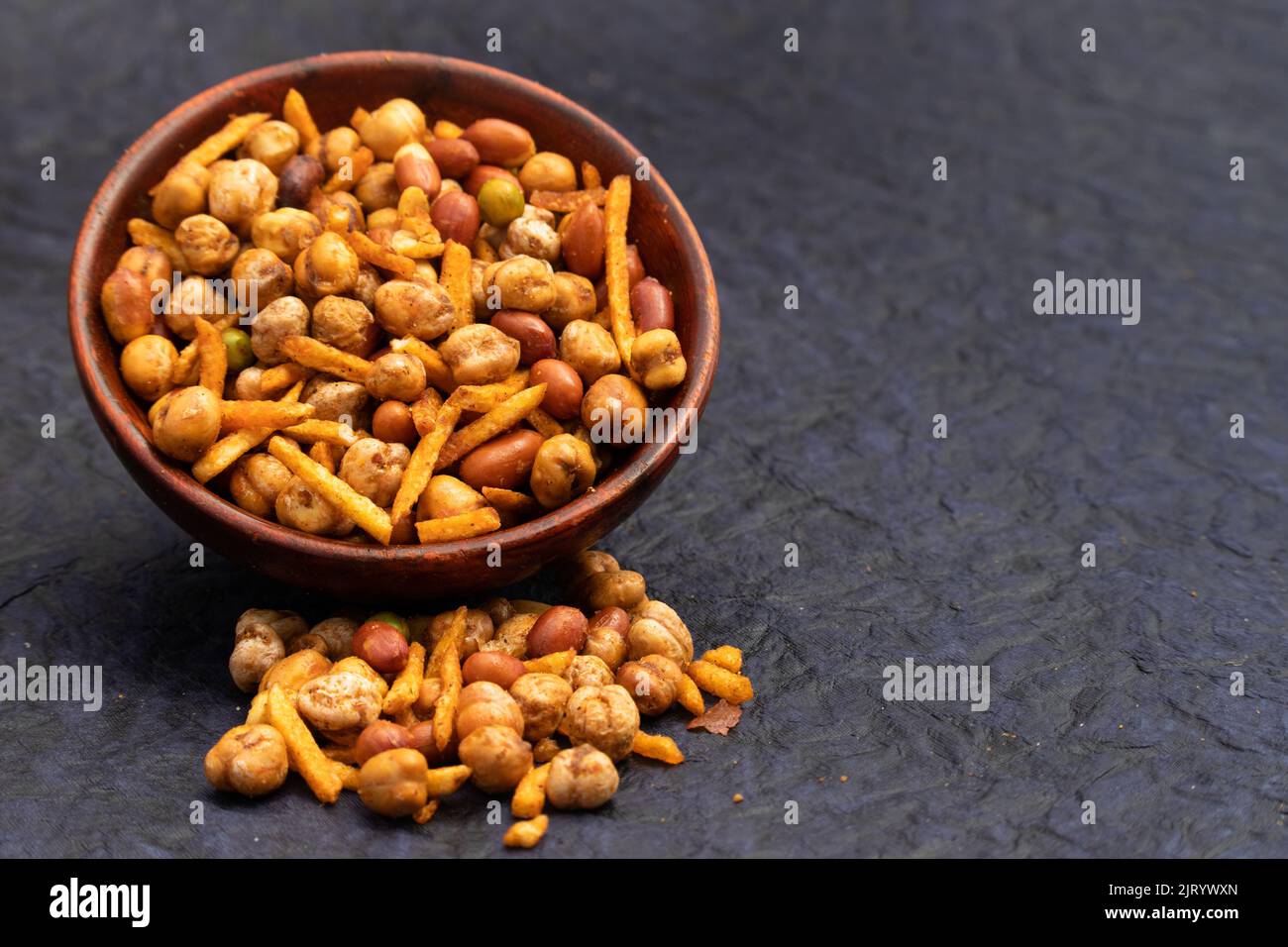 Cocktail Mix Namkeen Mixture Also Called Tedhe Medhe Chakhna Made Of ...