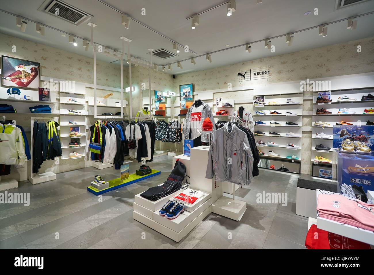 KUALA LUMPUR, MALAYSIA - CIRCA JANUARY, 2020: interior shot of Puma ...