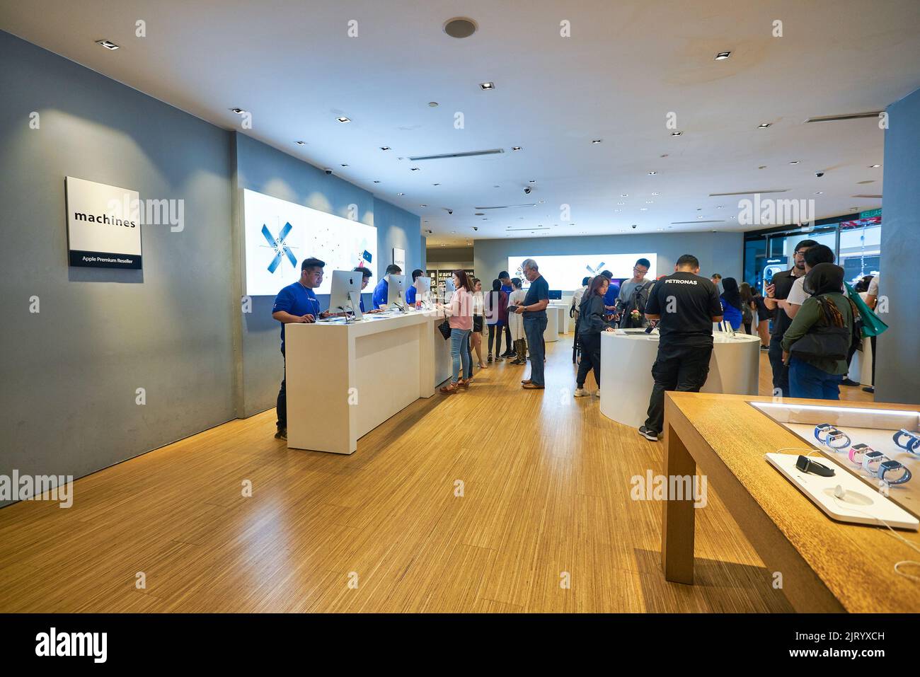 KUALA LUMPUR, MALAYSIA - CIRCA JANUARY, 2020: interior shot of Machines ...