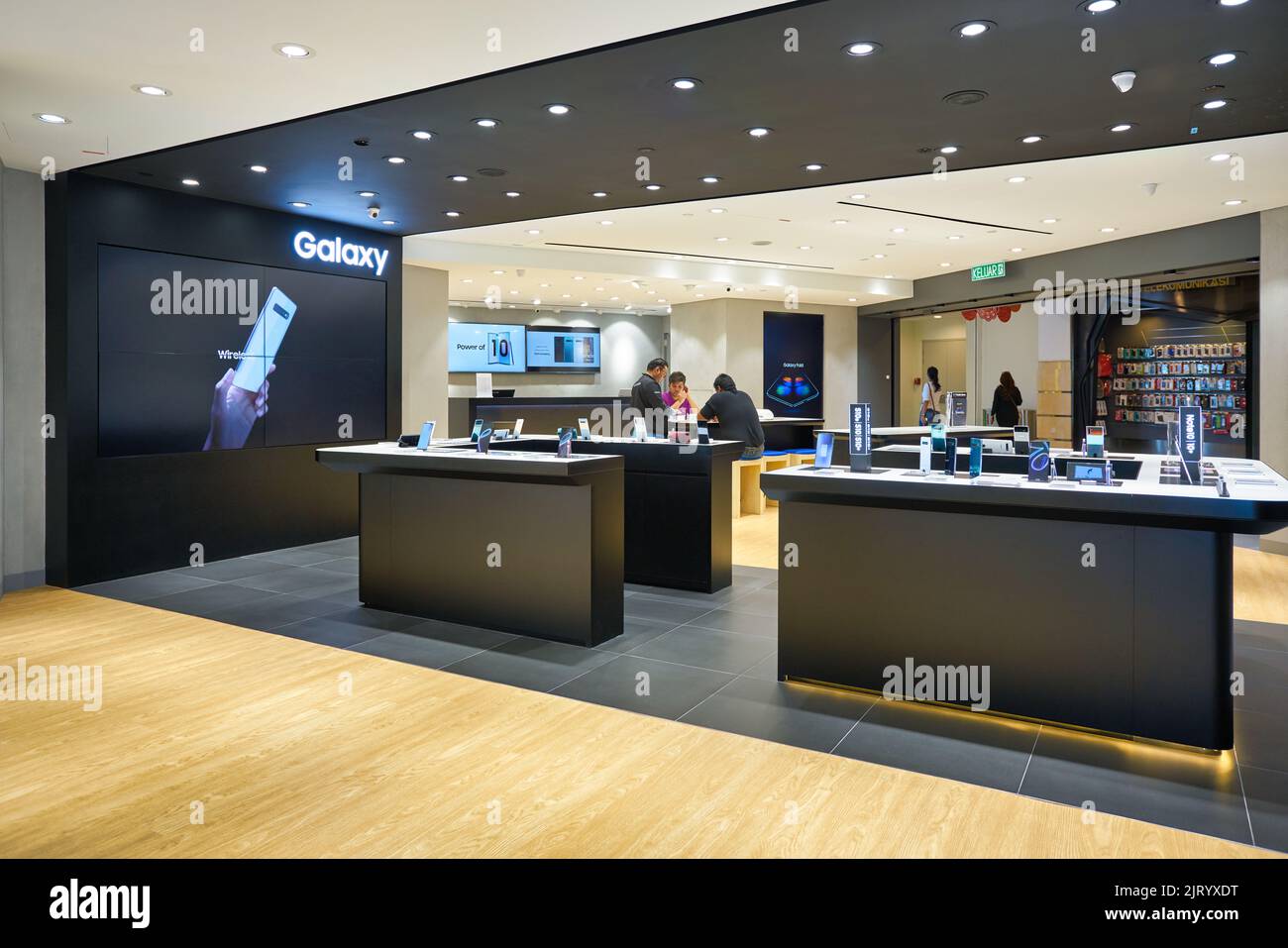 KUALA LUMPUR, MALAYSIA - CIRCA JANUARY, 2020: interior shot of Samsung ...