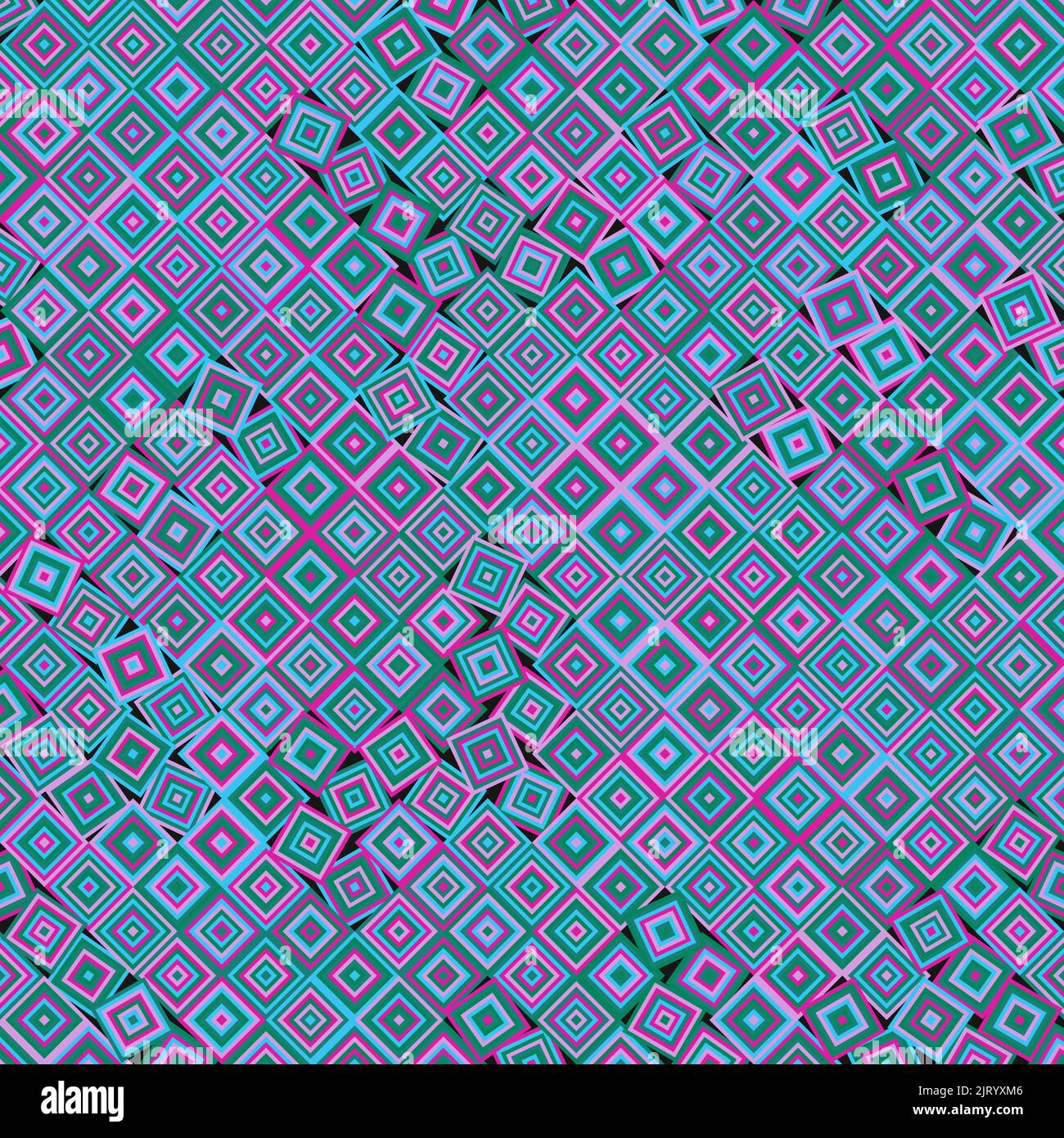 Colorised Rhombuses tiles tessellation pattern illustration Stock ...