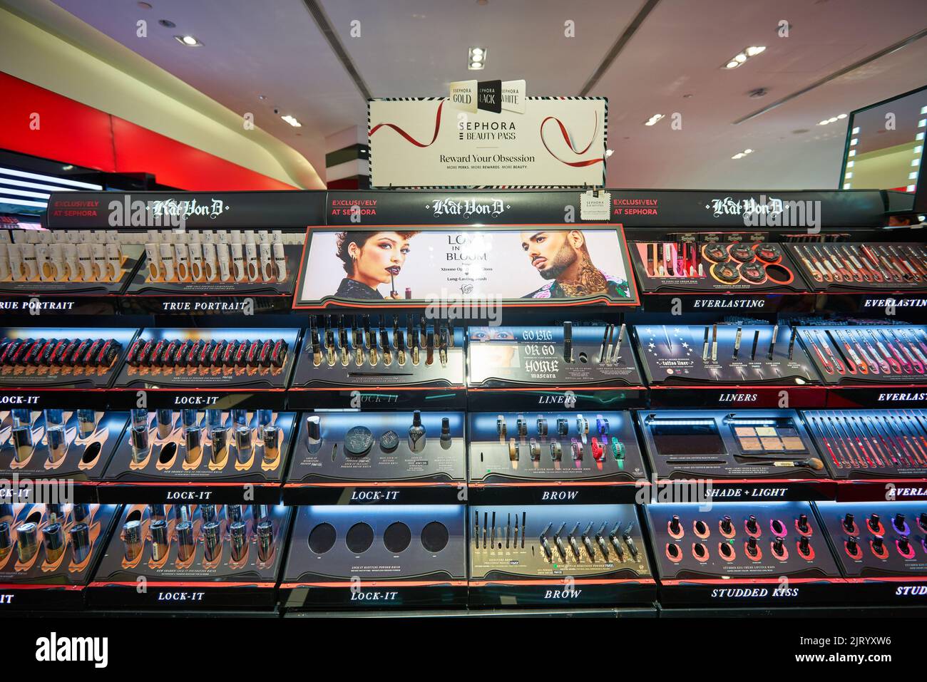 KUALA LUMPUR, MALAYSIA - CIRCA JANUARY, 2020: personal care products on ...