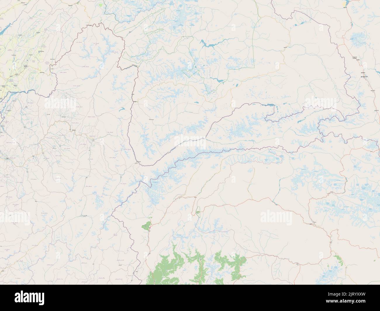 Badakhshan, province of Afghanistan. Open Street Map Stock Photo - Alamy