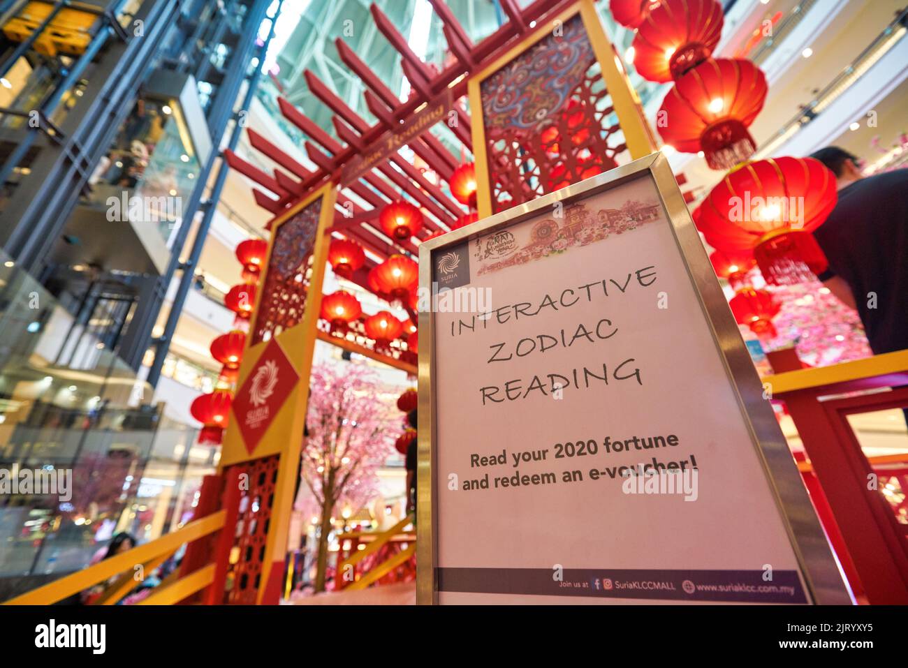 KUALA LUMPUR, MALAYSIA - CIRCA JANUARY, 2020: Interactive Zodiac ...