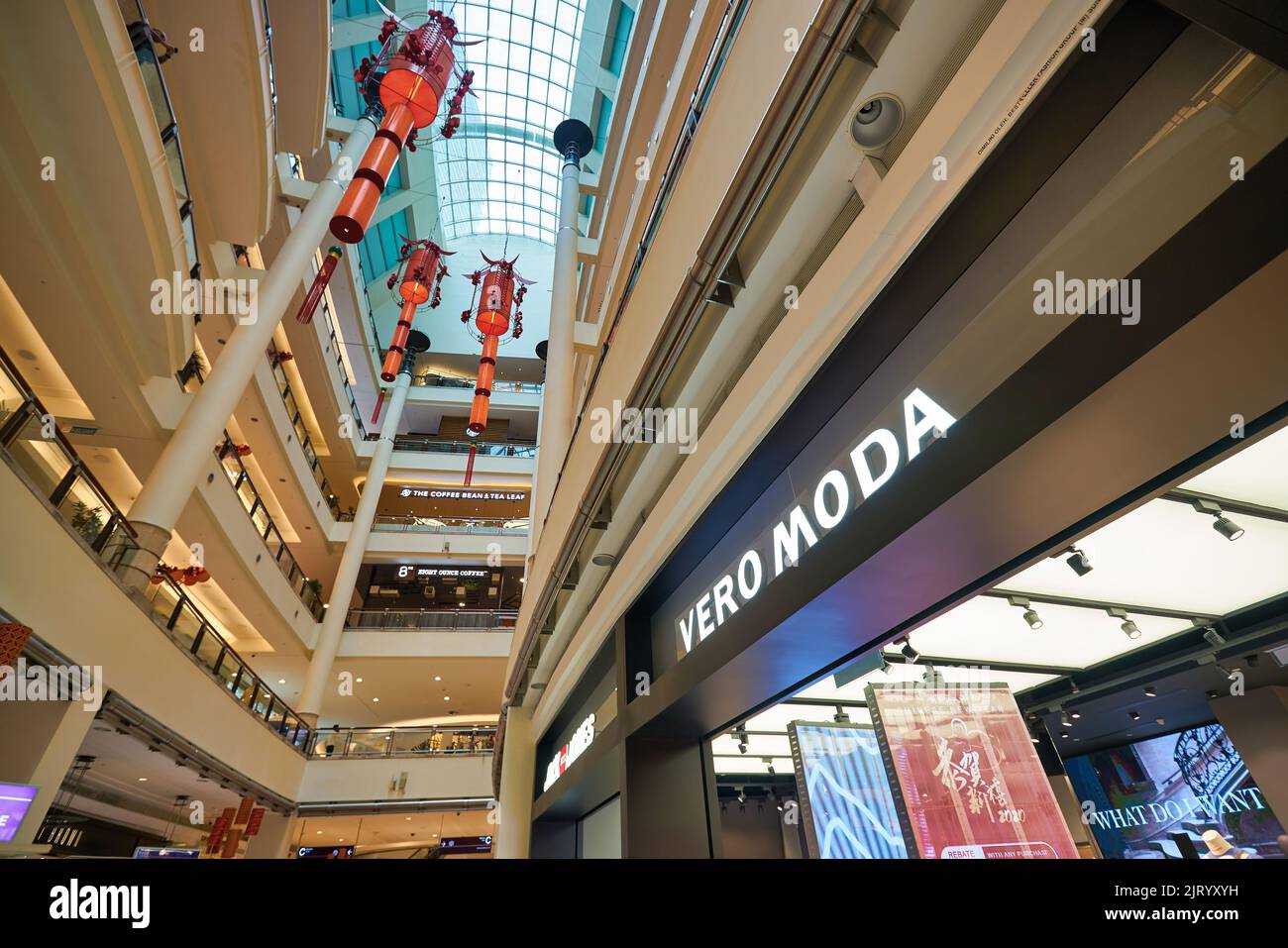 KUALA LUMPUR, MALAYSIA - CIRCA JANUARY, 2020: Vero Moda sign over store ...