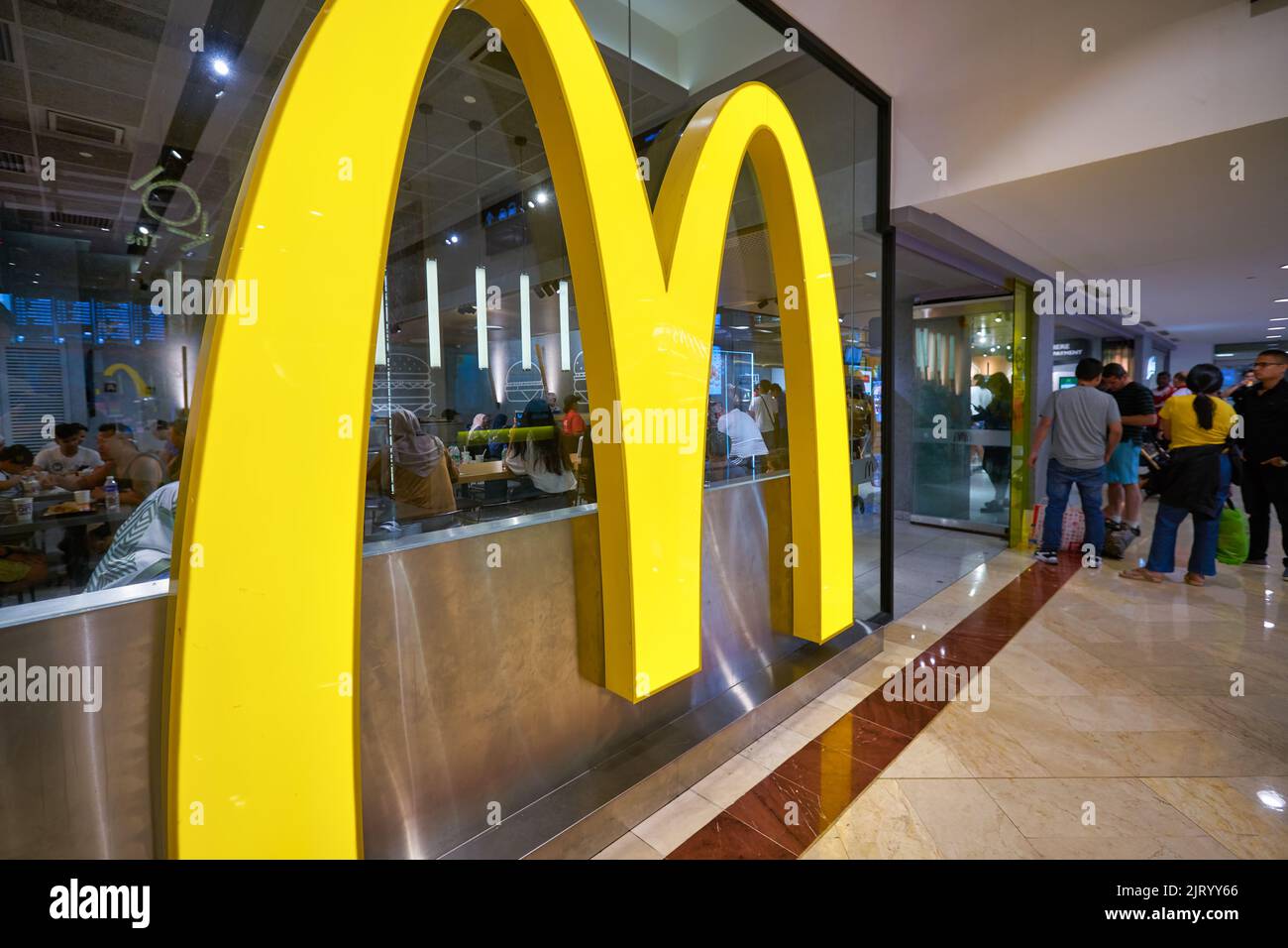 KUALA LUMPUR, MALAYSIA - CIRCA JANUARY, 2020: the Golden Arches sign ...
