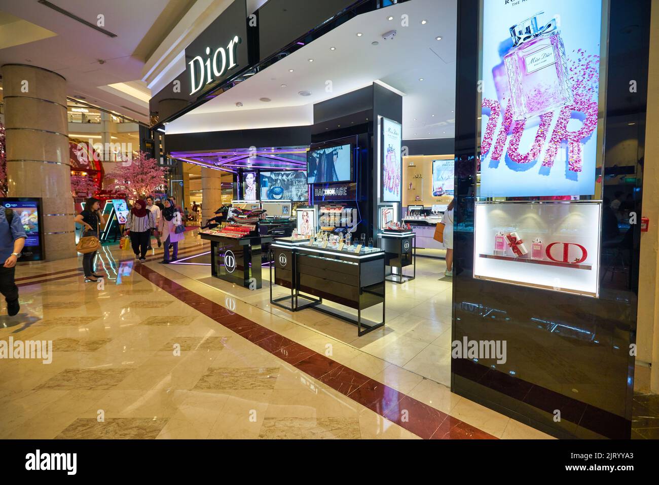 KUALA LUMPUR, MALAYSIA - CIRCA JANUARY, 2020: Dior storefront in Suria ...