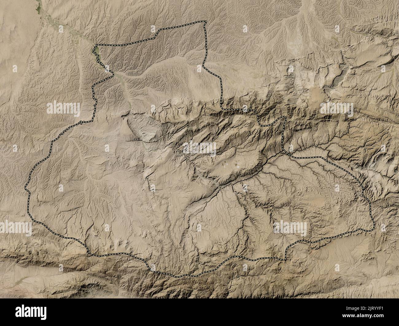 Badghis, province of Afghanistan. Low resolution satellite map Stock ...