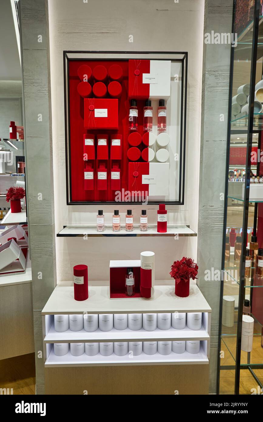 KUALA LUMPUR, MALAYSIA - CIRCA JANUARY, 2020: bottles of Dior fragrance ...