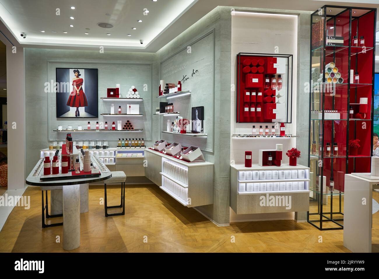 KUALA LUMPUR, MALAYSIA - CIRCA JANUARY, 2020: interior shot of Dior ...