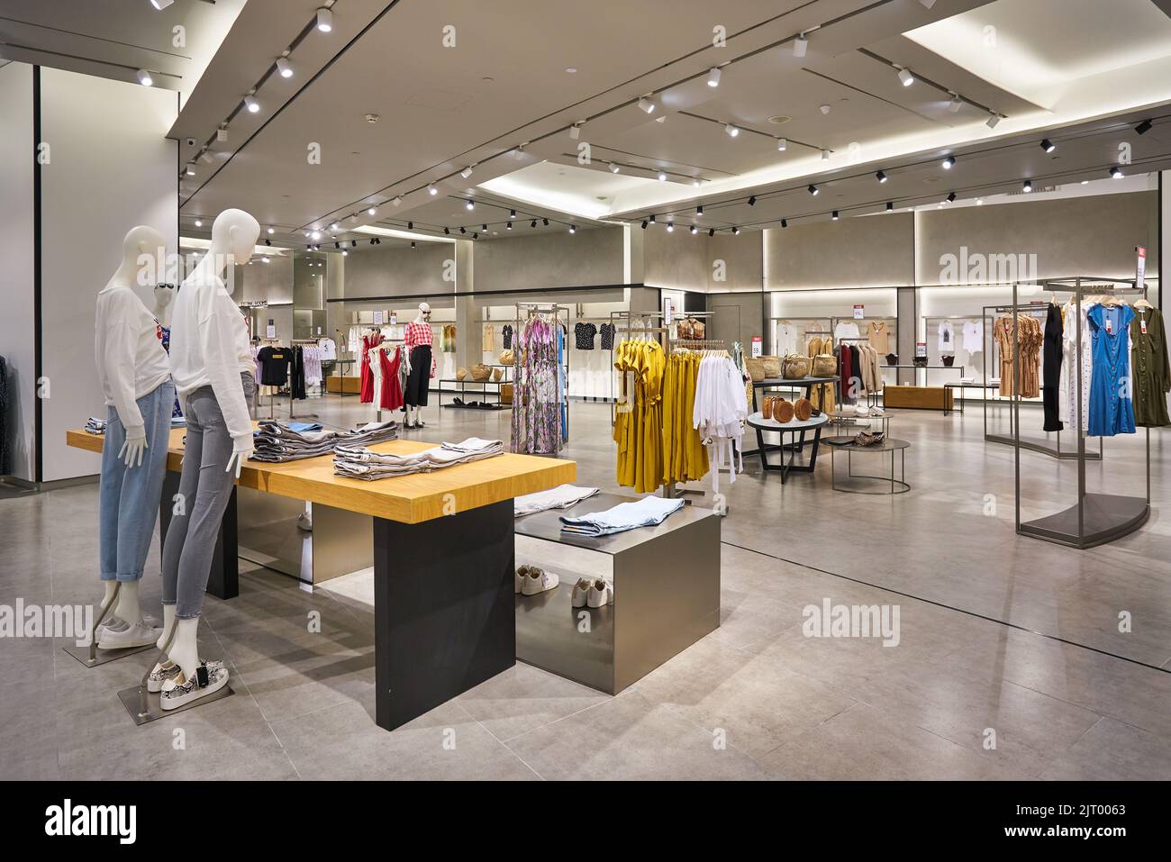 KUALA LUMPUR, MALAYSIA - CIRCA JANUARY, 2020: interior shot of Mango ...