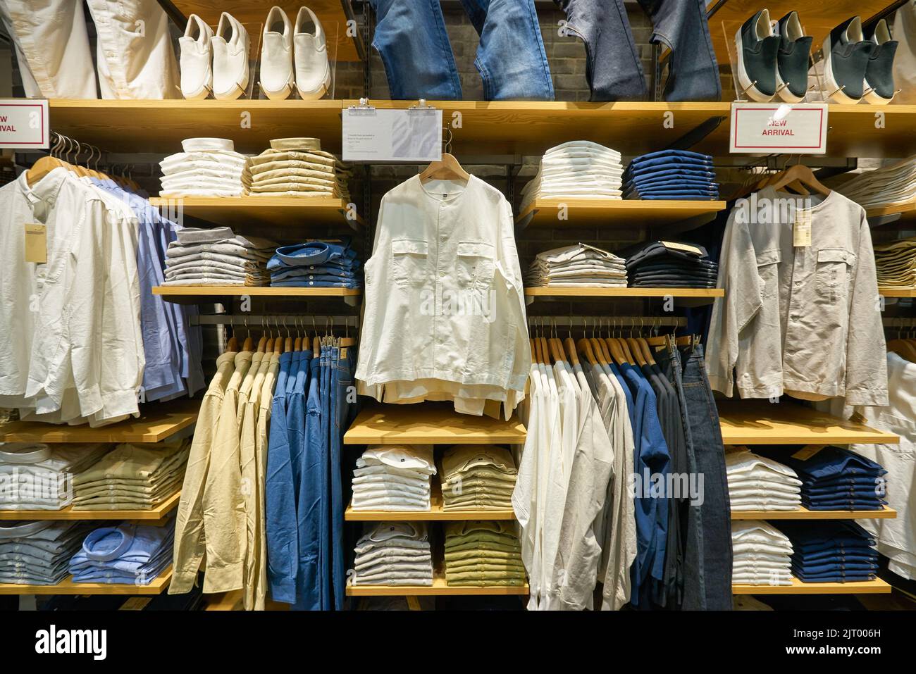KUALA LUMPUR, MALAYSIA - CIRCA JANUARY, 2020: interior shot of Muji ...