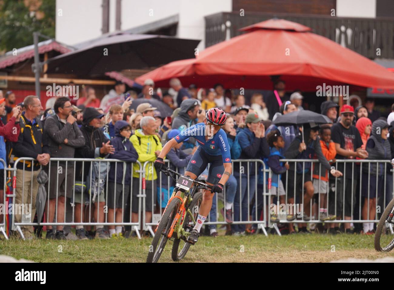 Les Gets, France. 26th Aug, 2022. 13 SEIWALD Greta during UCI Mountain ...