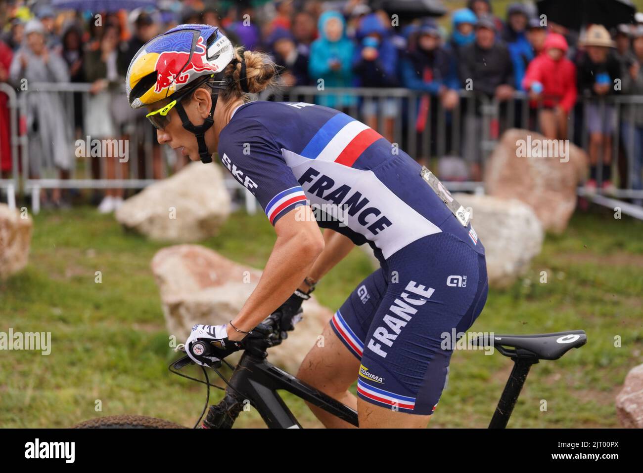 Les Gets, France. 26th Aug, 2022. 14 FERRAND PREVOT Pauline during UCI ...