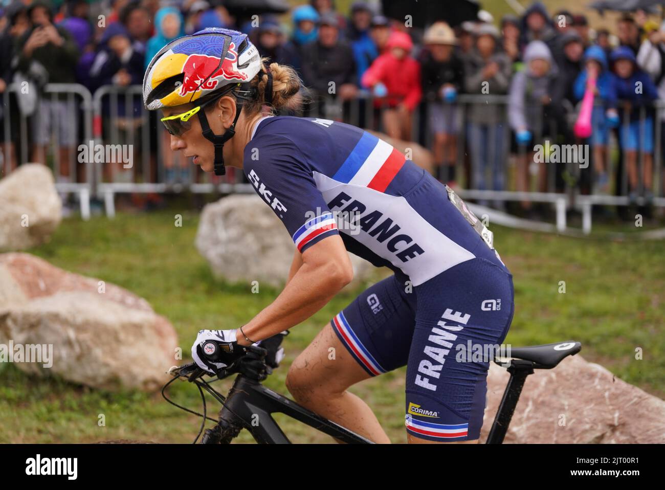 Les Gets, France. 26th Aug, 2022. 14 FERRAND PREVOT Pauline during UCI ...