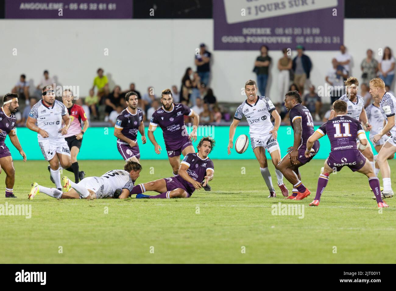 Angouleme, France. 26th Aug, 2022. Matthieu Ulgade of Angouleme ...
