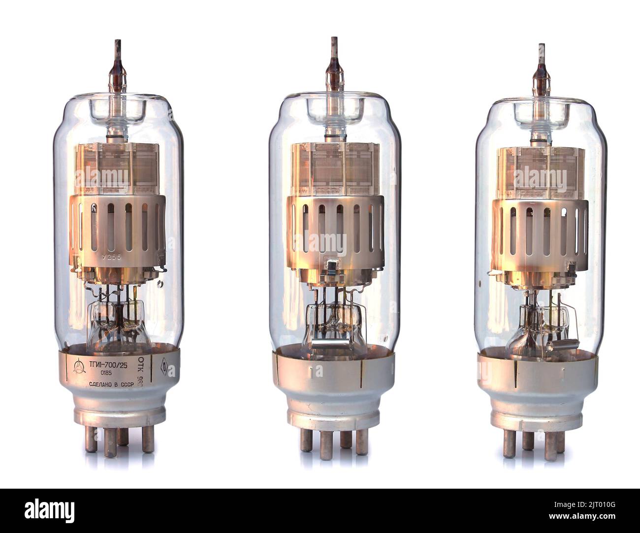 old incandescent lamp, vintage lamp generator isolated on white with ...