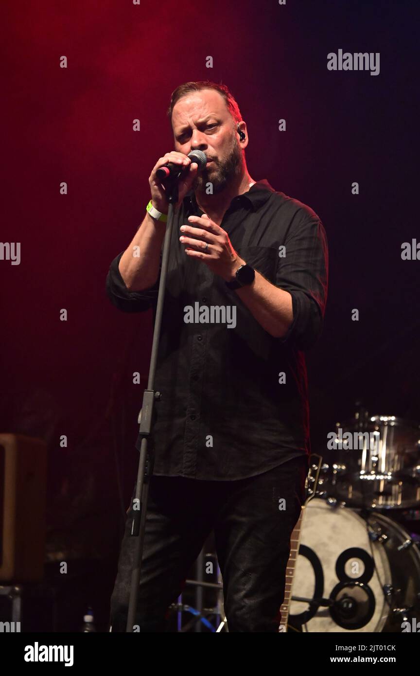 Kai Niemann mit seiner Band "108 Fahrenheit" beim 28. Altstadtfest auf ...