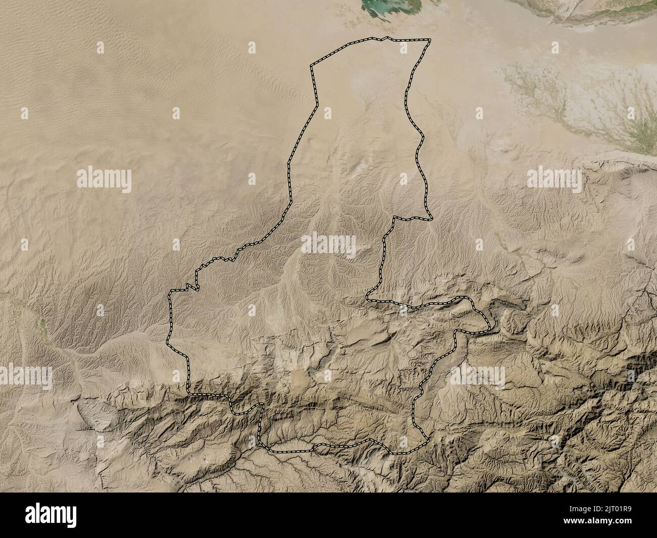 Faryab, province of Afghanistan. Low resolution satellite map Stock ...