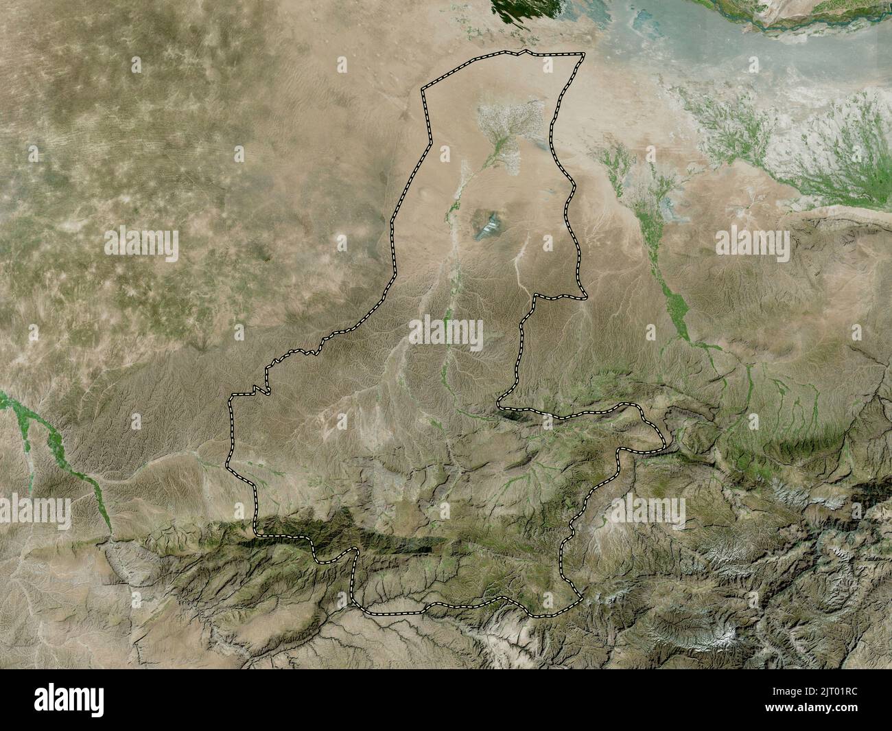 Faryab, province of Afghanistan. High resolution satellite map Stock ...