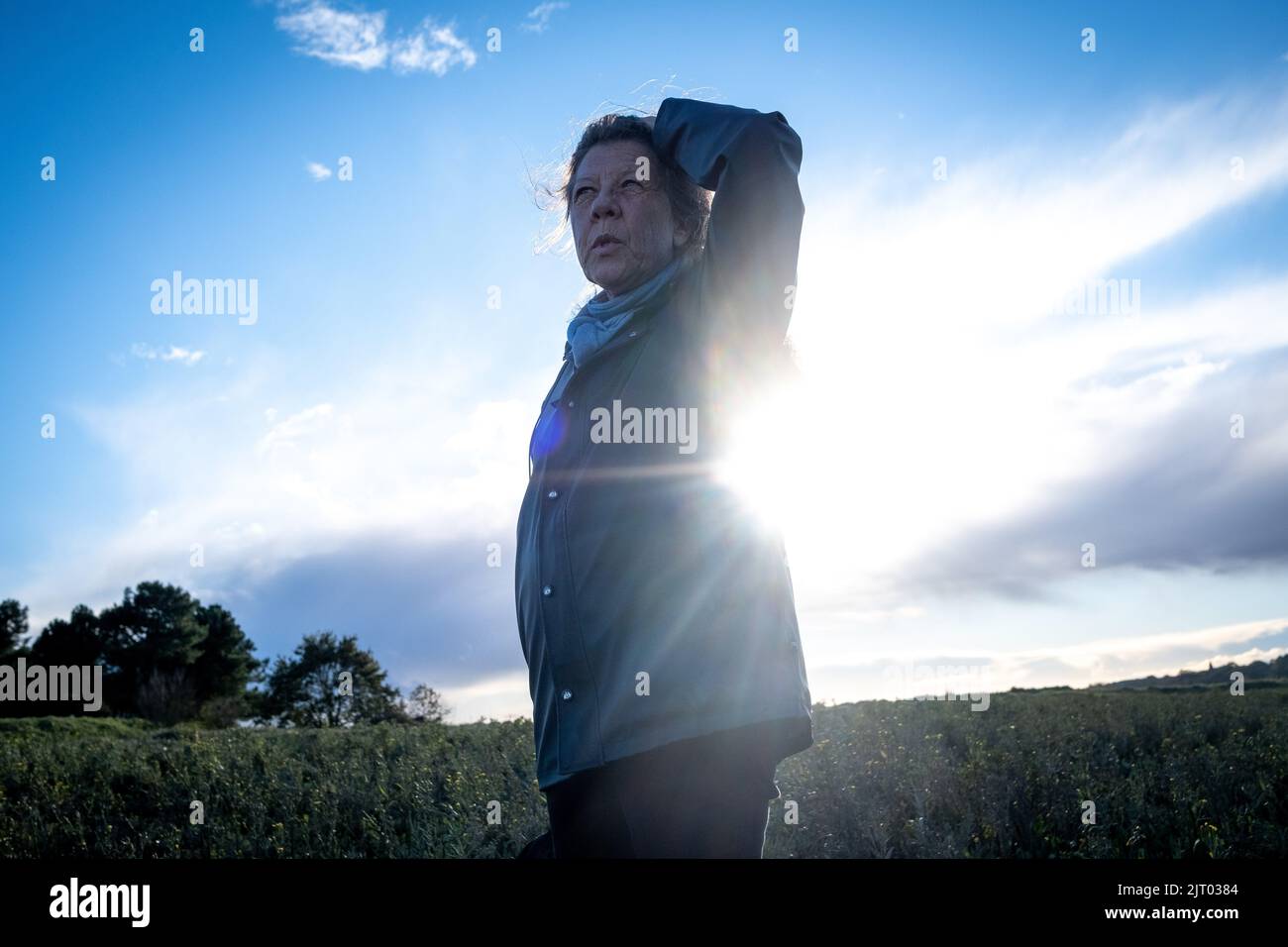 France, Brittany, Pleudihen-sur-Rance, the 2020-09-24. Long-term report ...