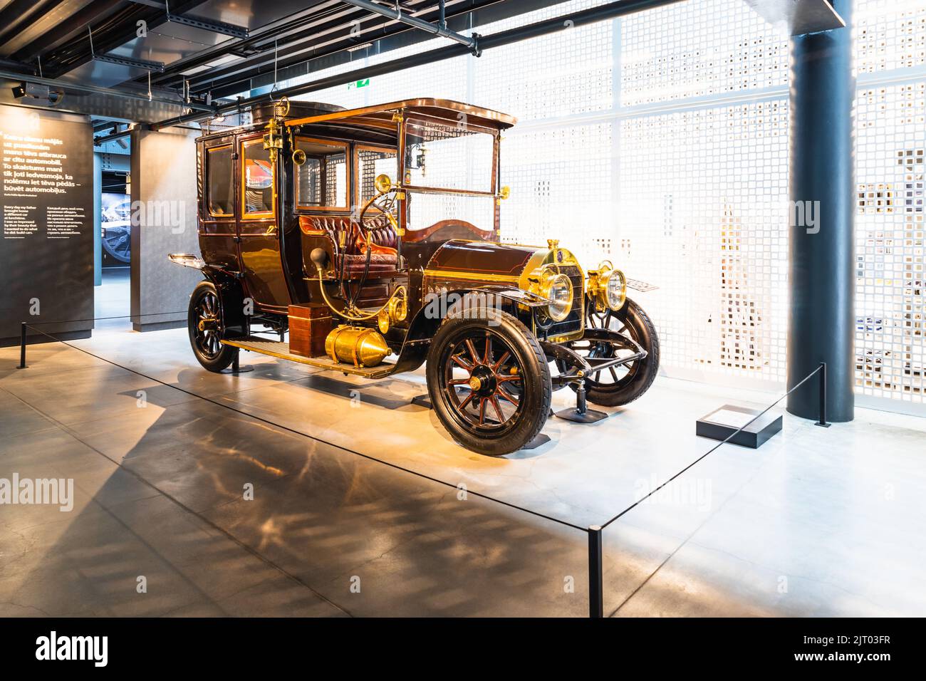 FN 2400 - Classic retro car. Riga motor museum. Riga, Latvia, 17 August ...