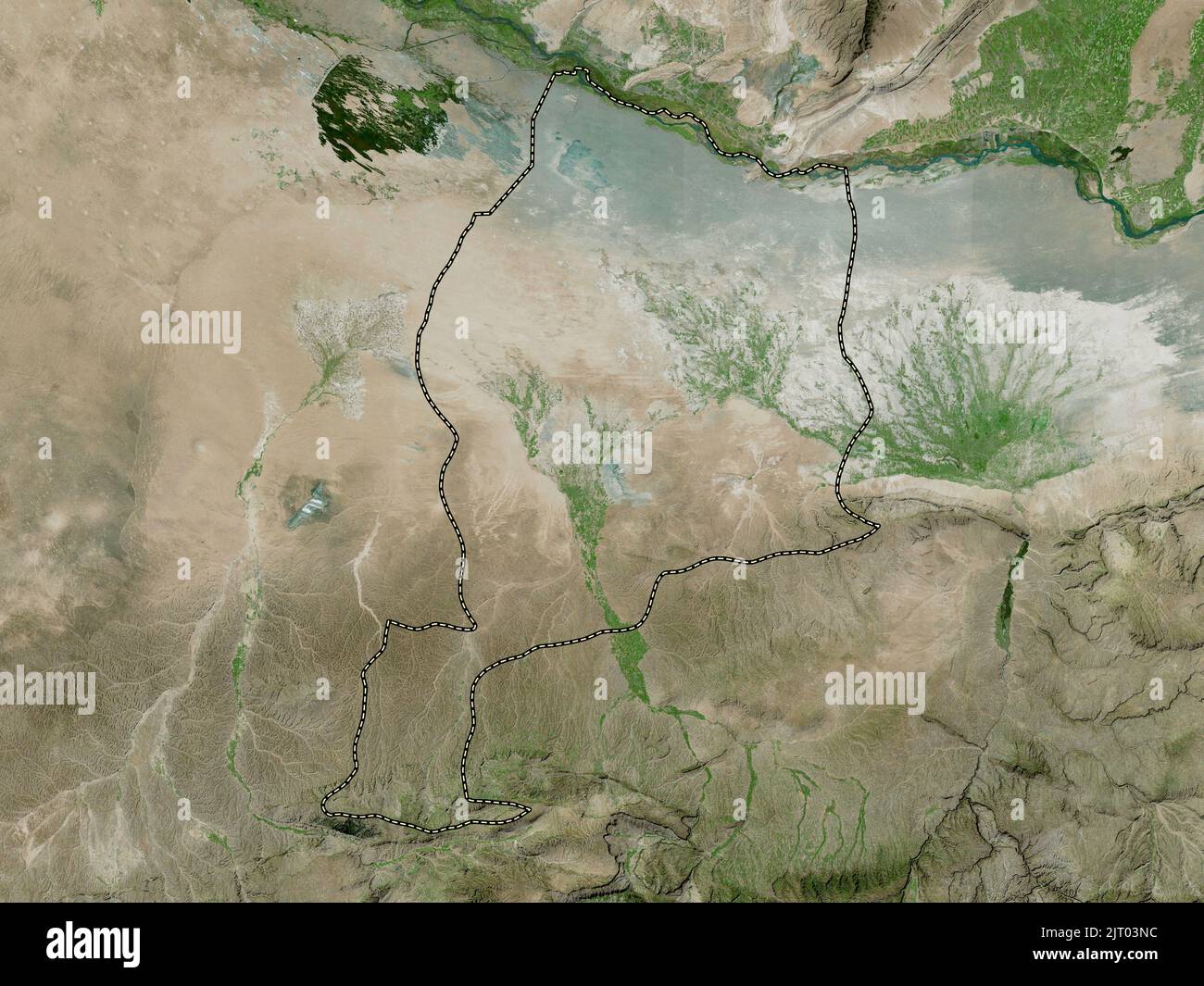 Jawzjan, province of Afghanistan. High resolution satellite map Stock ...