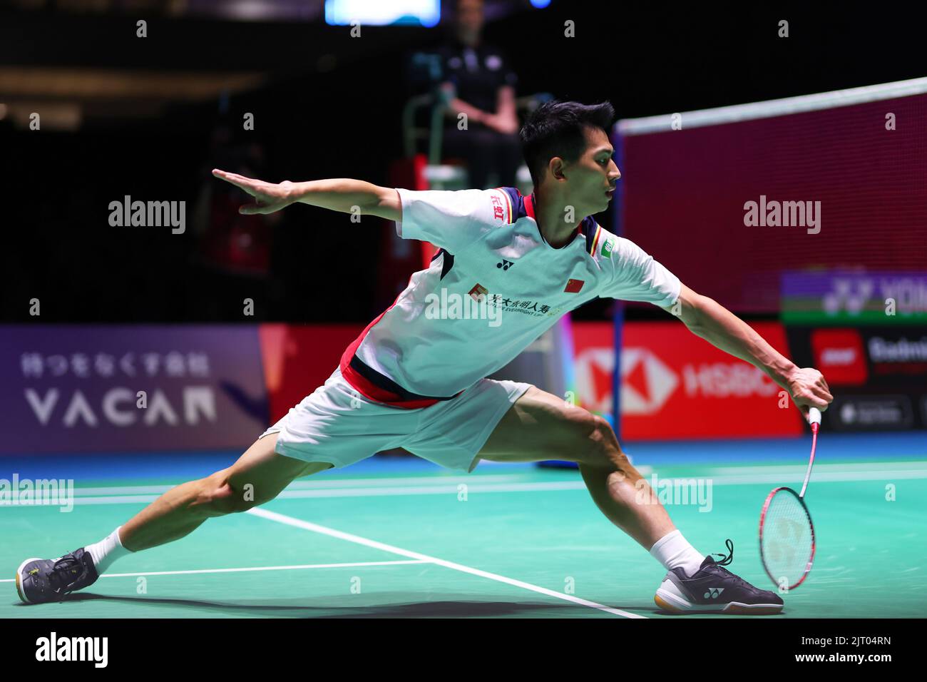 Tokyo, Japan. 27th Aug, 2022. Zhao Jun Peng (CHN) Badminton ...